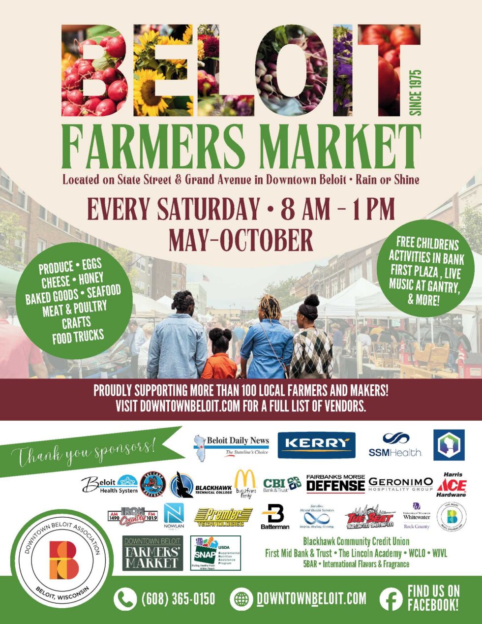 Downtown Beloit Farmers Market Directions | Farmers Market Beloit WI